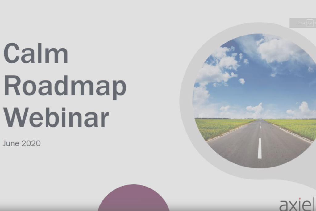 Watch: Calm Roadmap - Axiell