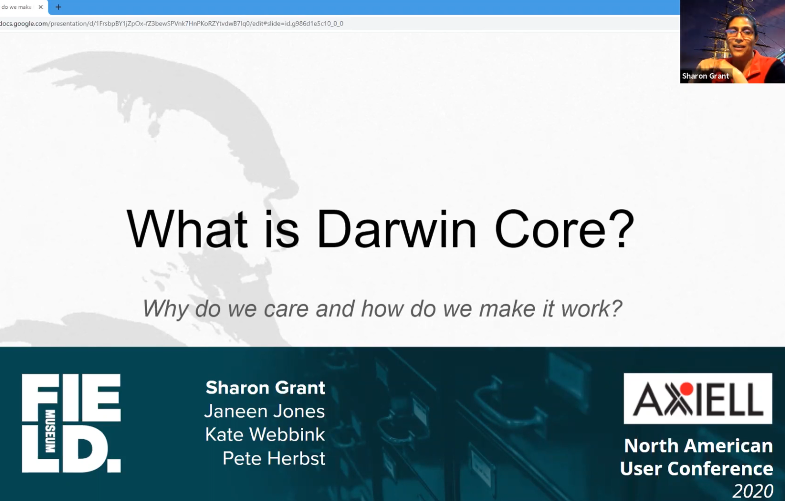 Watch: Darwin Core - How do we make it work? - Axiell